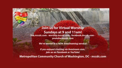 MCCDC - Metropolitan Community Church of Washington DC | MCCDC Is The Place to Be